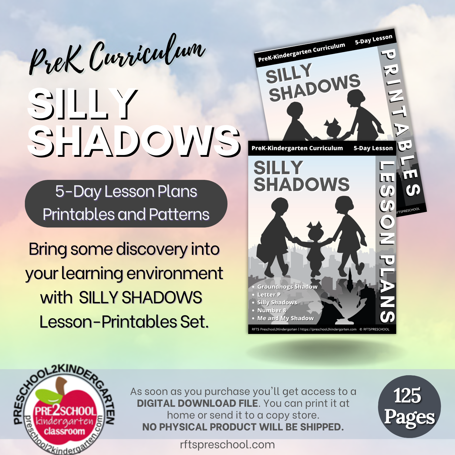 Silly Shadows Unit Plans | Theme | Lesson Plans | Activities ...