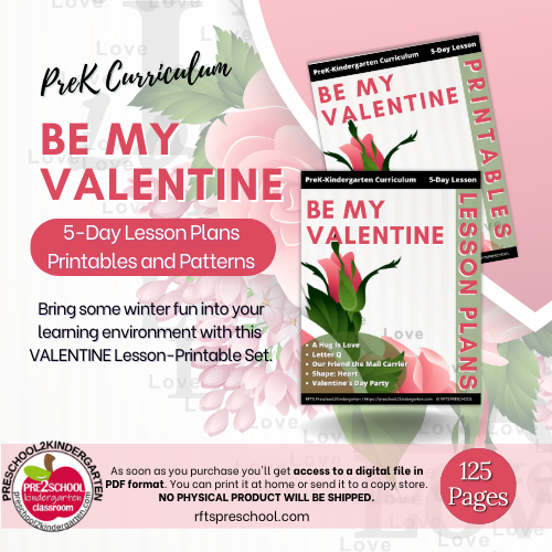 Be My Valentine Unit Plans | Theme | Lesson Plans | Activities ...