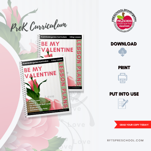 Be My Valentine Unit Plans | Theme | Lesson Plans | Activities ...