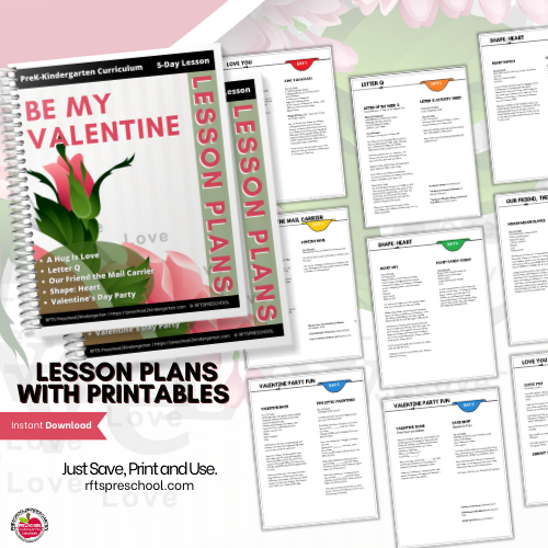 Be My Valentine Unit Plans | Theme | Lesson Plans | Activities ...
