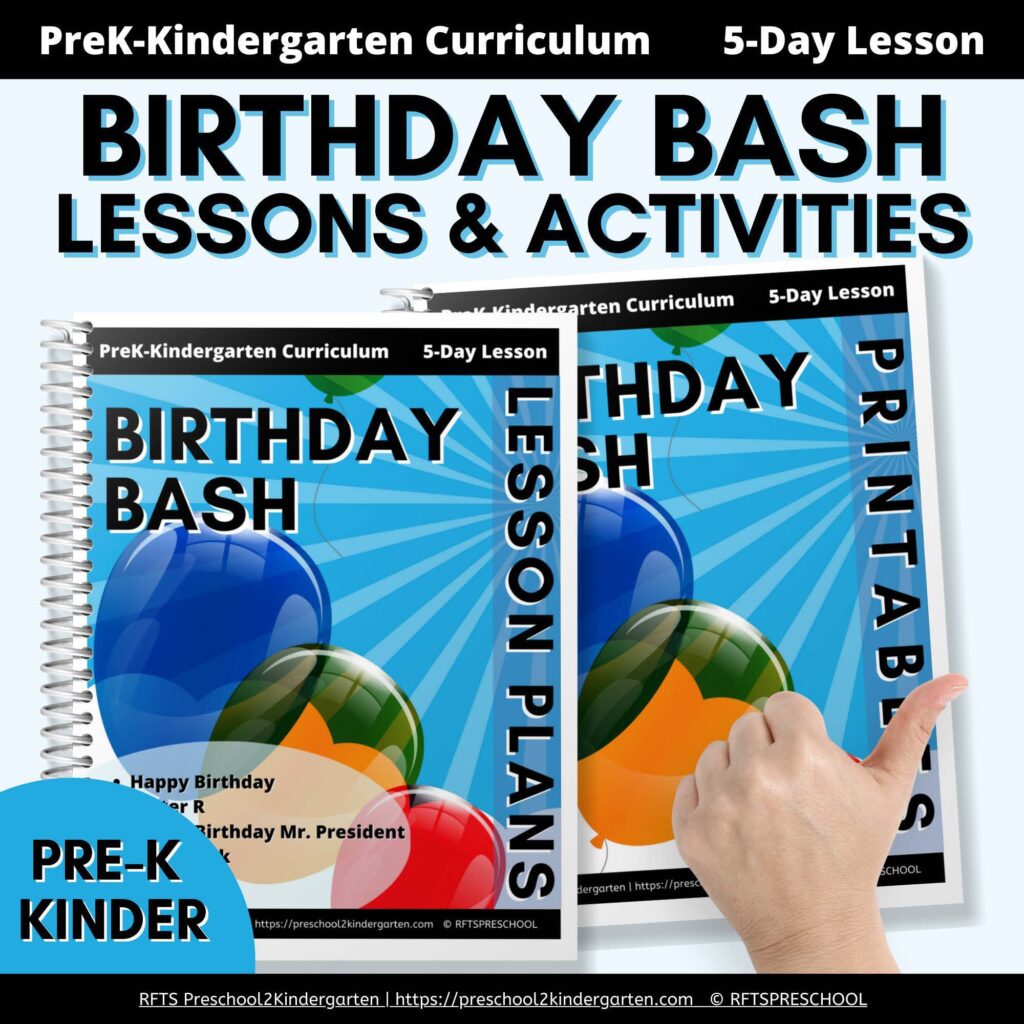 Birthday Bash Unit Plans | Theme | Lesson Plans | Activities ...