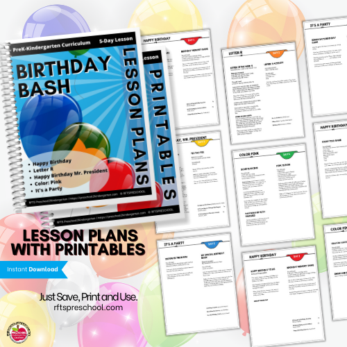Birthday Bash Unit Plans | Theme | Lesson Plans | Activities ...