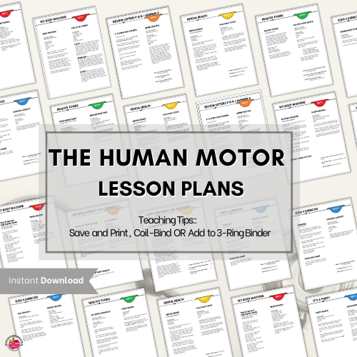 Human Motor Unit Plans | Theme | Lesson Plans | Activities | Printables ...