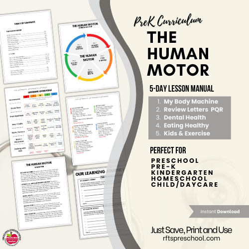 Human Motor Unit Plans | Theme | Lesson Plans | Activities | Printables ...