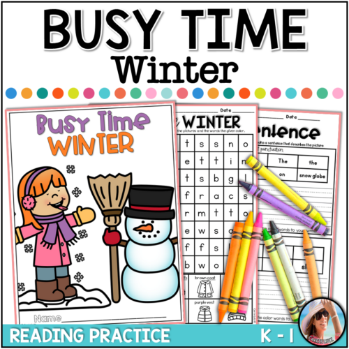 No Prep First Grade Winter Reading Worksheets | Made By Teachers
