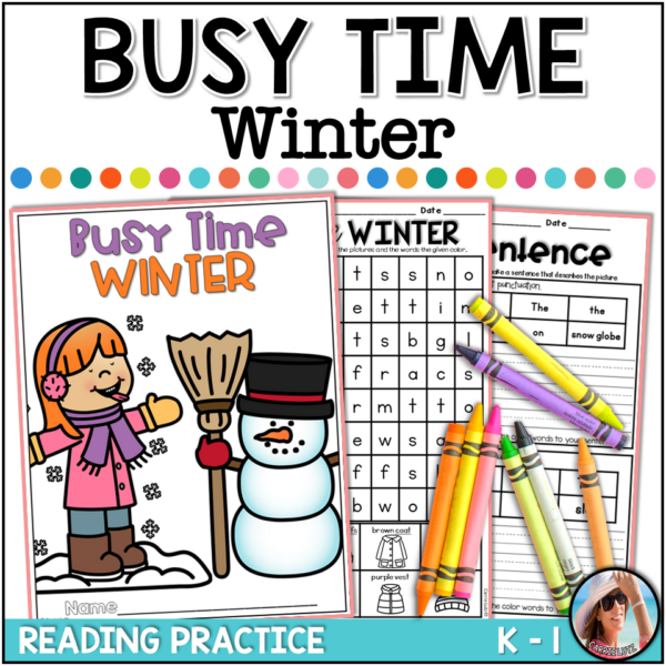 No Prep First Grade Winter Reading Worksheets | Made By Teachers
