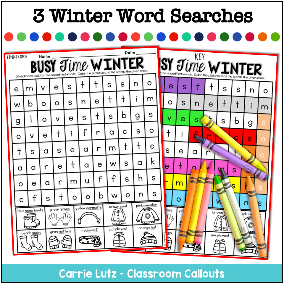 No Prep First Grade Winter Reading Worksheets | Made By Teachers