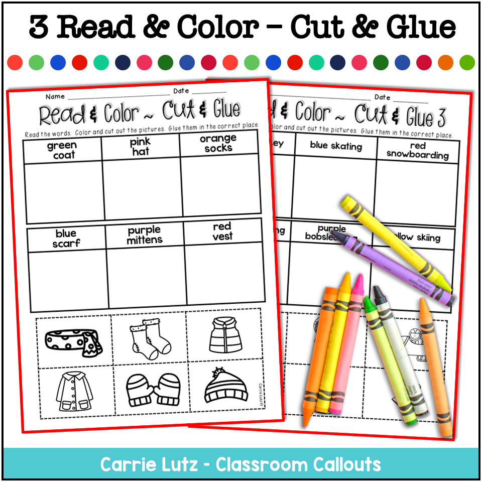 No Prep First Grade Winter Reading Worksheets | Made By Teachers