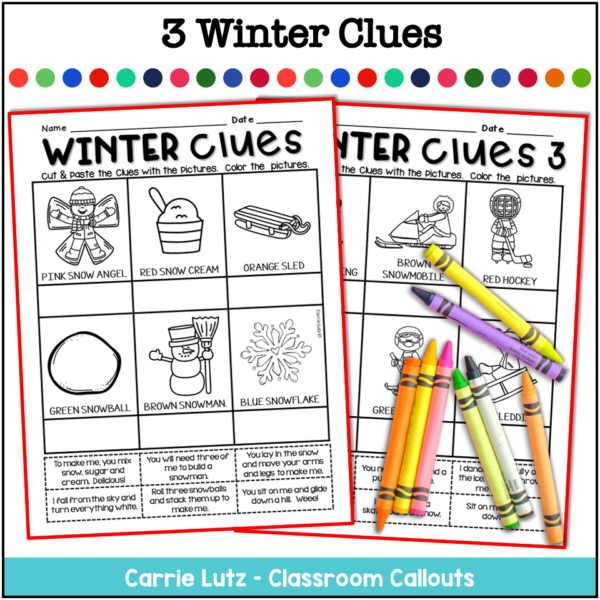 No Prep First Grade Winter Reading Worksheets | Made By Teachers