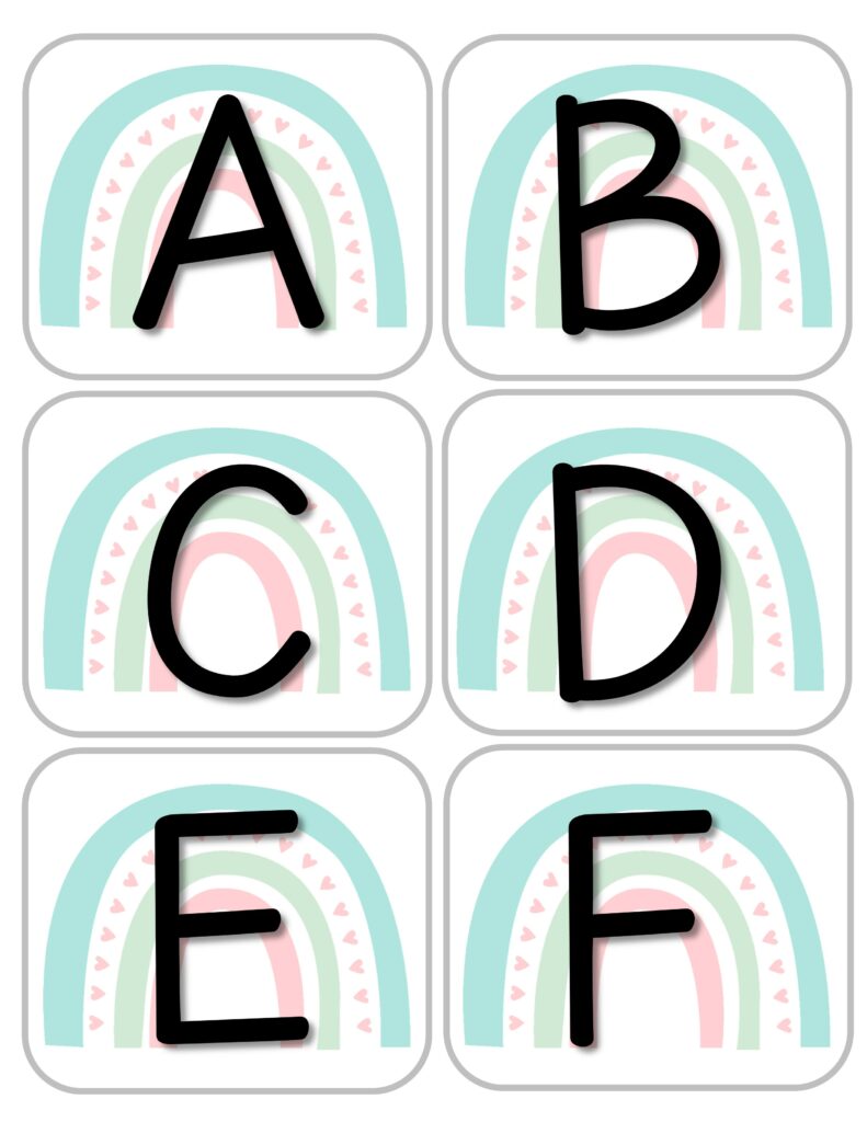 Boho & Modern Rainbow AR Book Bin / Library Kit Labels Editable | Made ...