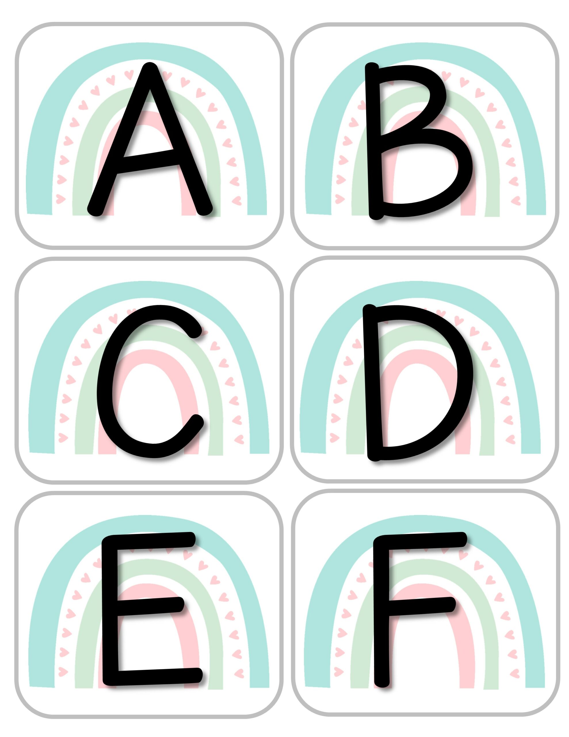 Boho & Modern Rainbow AR Book Bin / Library Kit Labels Editable | Made ...