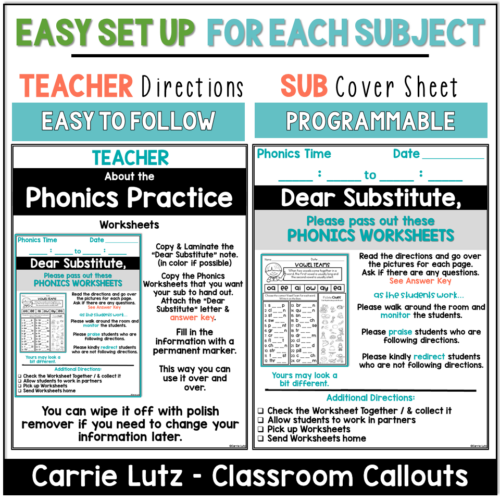 50% Off Second Grade Emergency Sub Plans | Made By Teachers