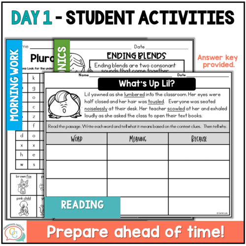 50% Off Second Grade Emergency Sub Plans | Made By Teachers