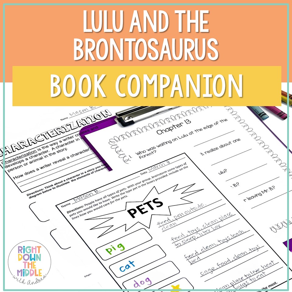 Lulu and the Brontosaurus Book Companion | Made By Teachers