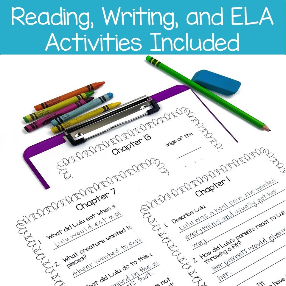 Lulu and the Brontosaurus Book Companion | Made By Teachers