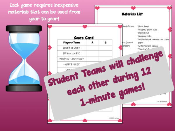 Valentine's Day Party Games: Minute to Win it Style! - Made By Teachers
