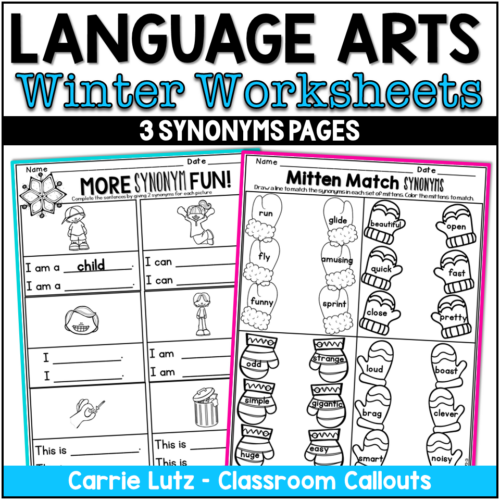 Winter Worksheets First Grade Literacy | Made By Teachers