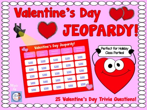Valentine's Day Jeopardy Game | Made By Teachers