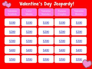 Valentine's Day Jeopardy Game | Made By Teachers