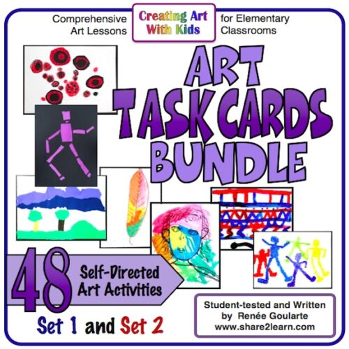 Art Task Cards Bundle - Made By Teachers