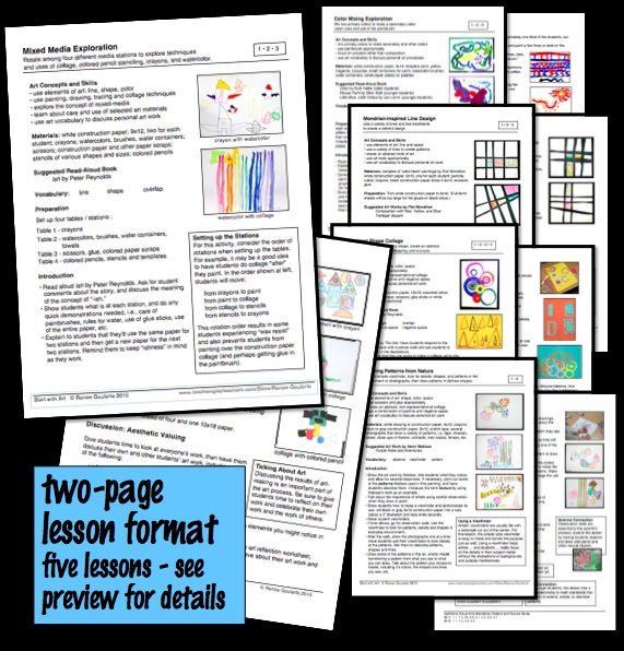 Start With Art - Art Lesson Bundle | Made By Teachers