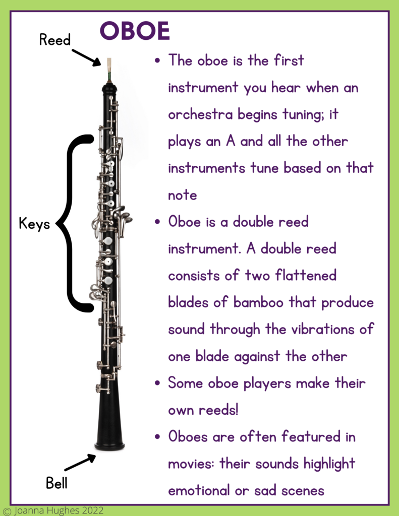Meet the Instrument Families Packet (No-Prep, Print and Go, Elementary ...