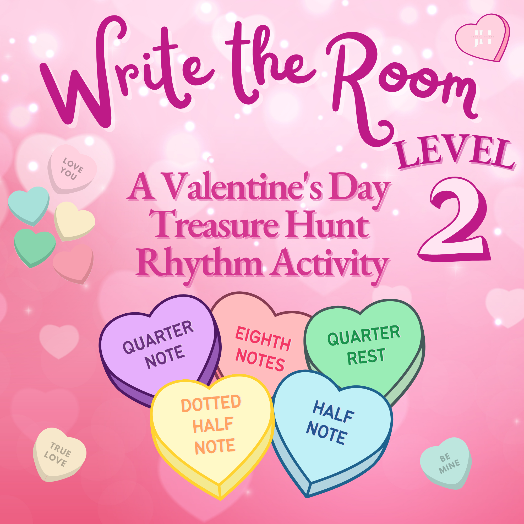 Valentine’s Day Write the Room Level 2: A Rhythm Treasure Hunt for ...