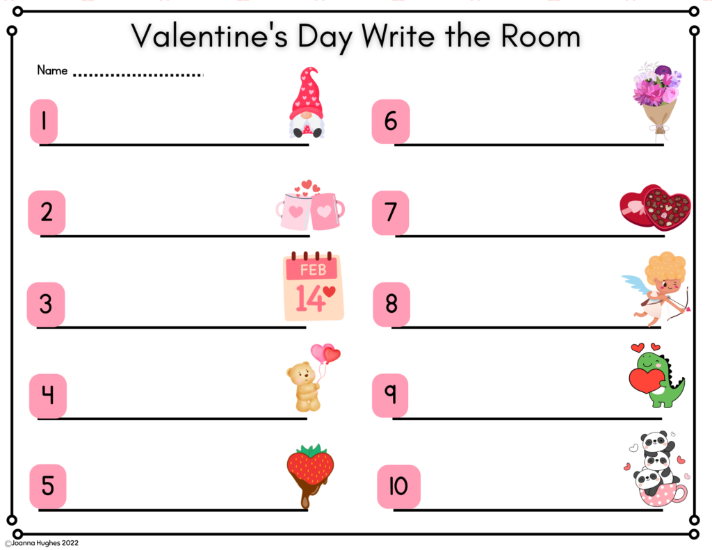 Valentine’s Day Write the Room Level 2: A Rhythm Treasure Hunt for ...