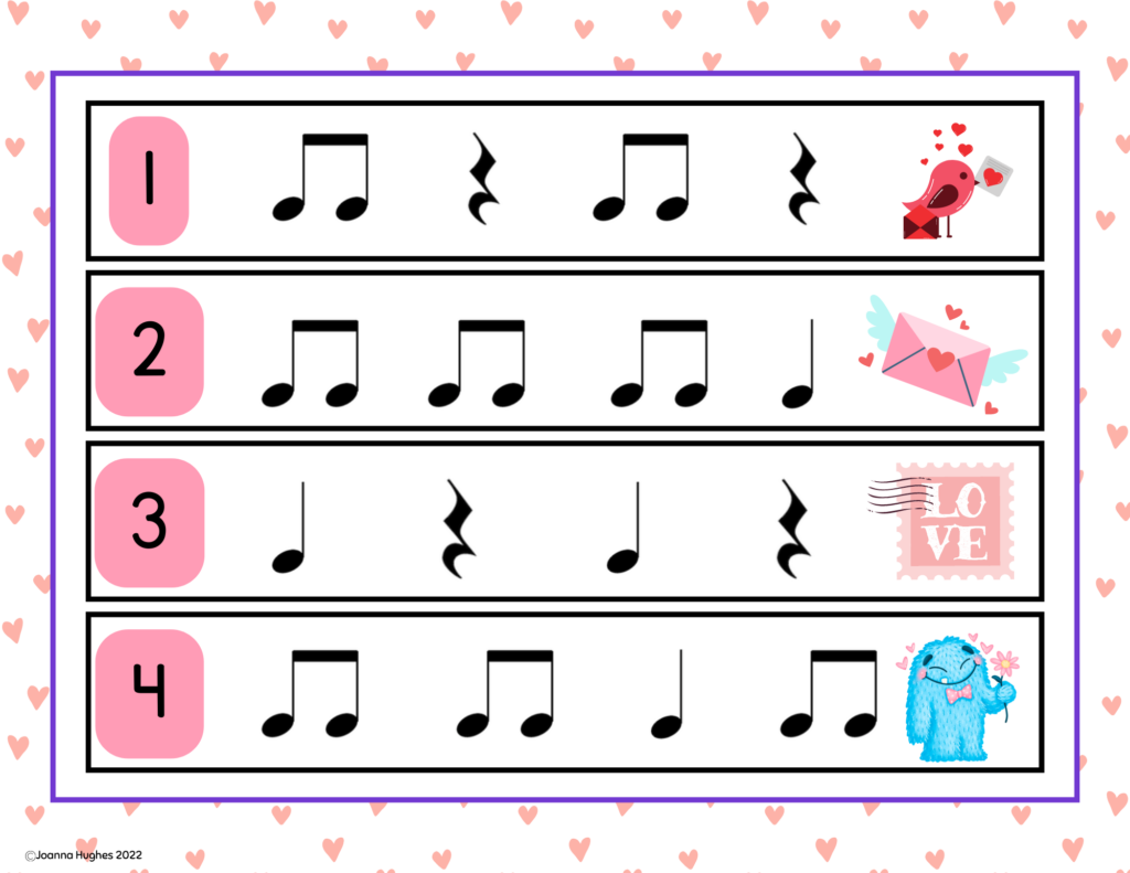 Valentine’s Day Write the Room Bundle: A Rhythm Treasure Hunt for Music ...