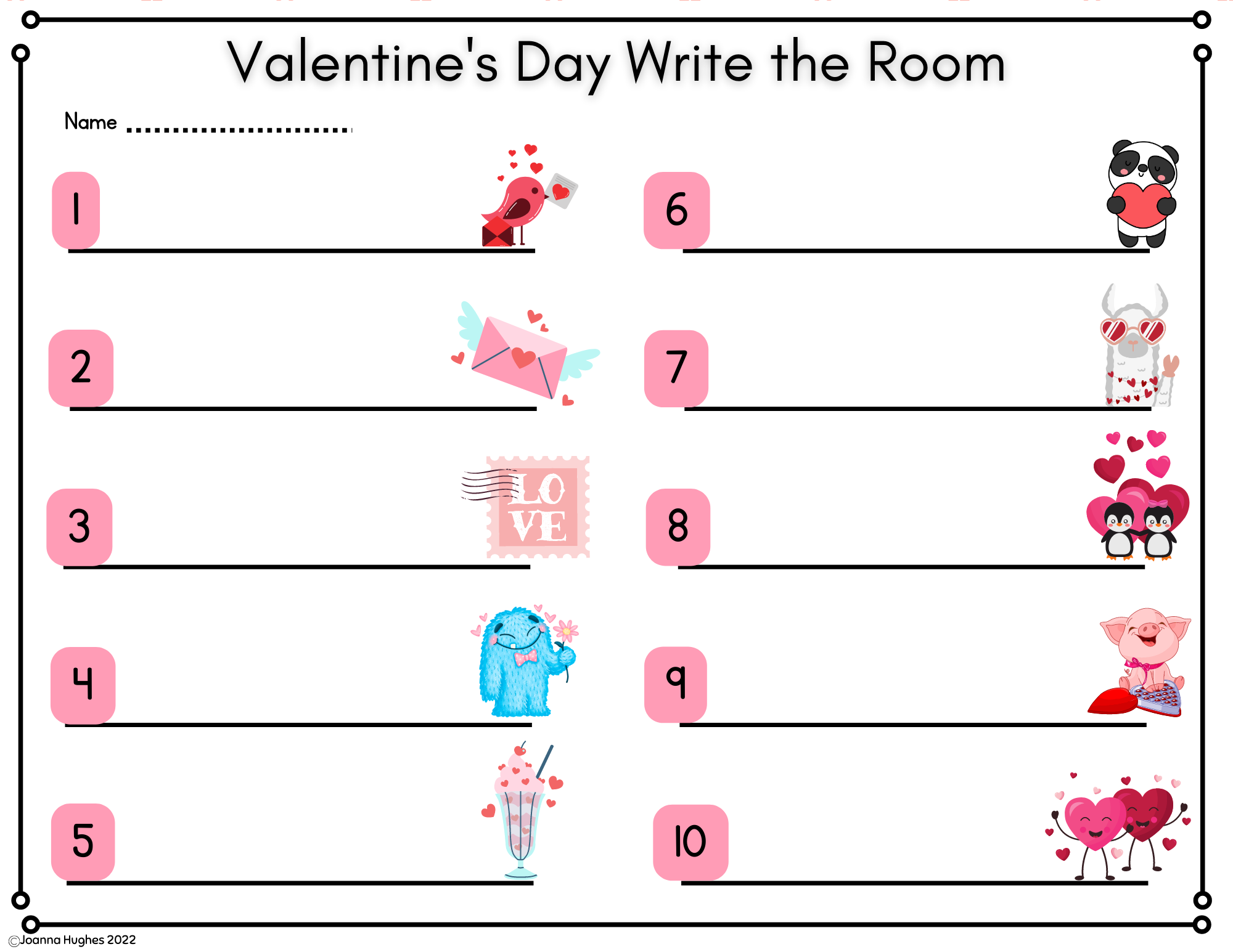 Valentine’s Day Write the Room Bundle: A Rhythm Treasure Hunt for Music ...