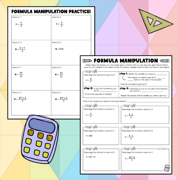 Science Skills: Formula Manipulation (Notes & Practice) | Made By Teachers