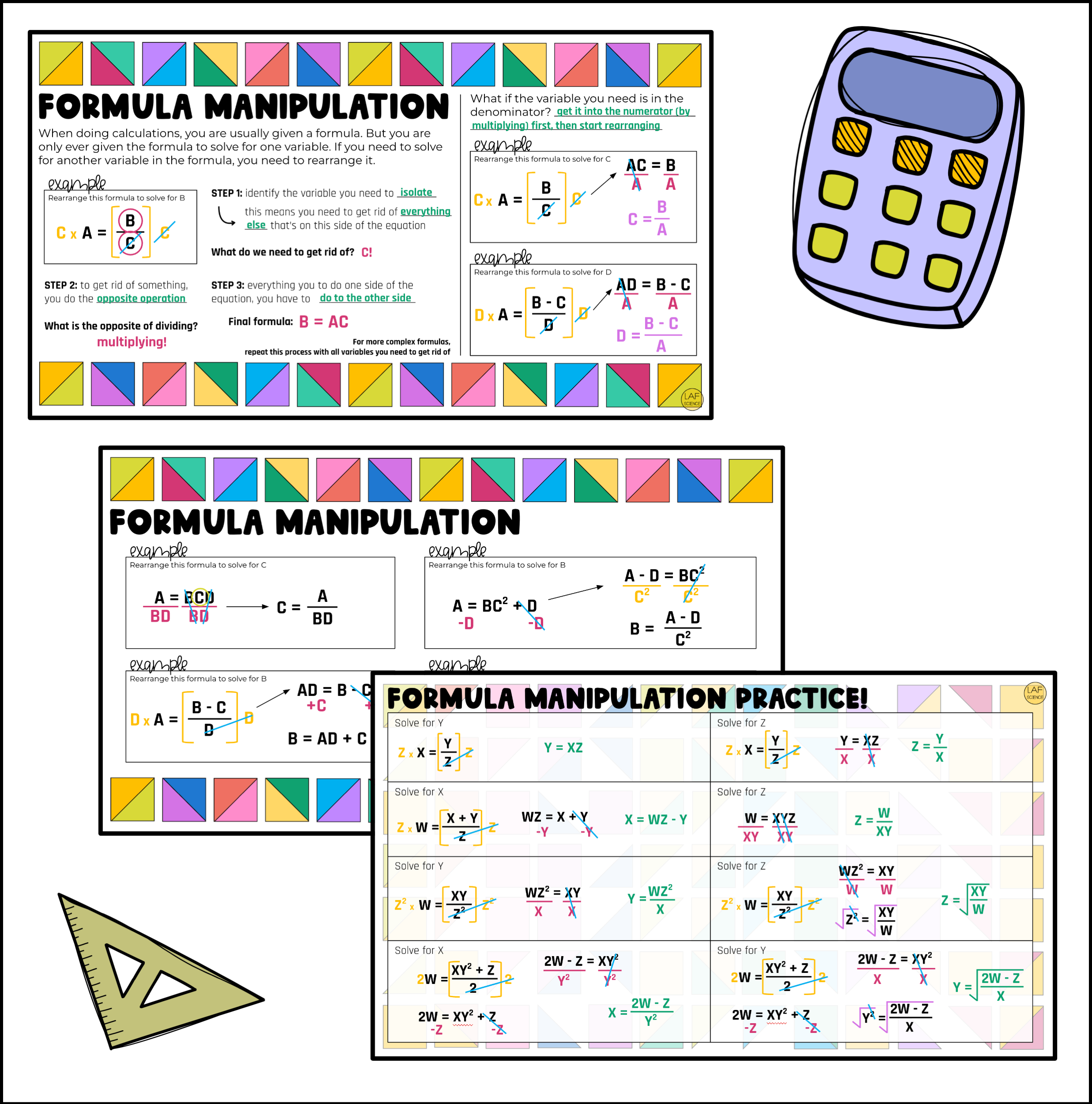 Science Skills: Formula Manipulation (Notes & Practice) | Made By Teachers