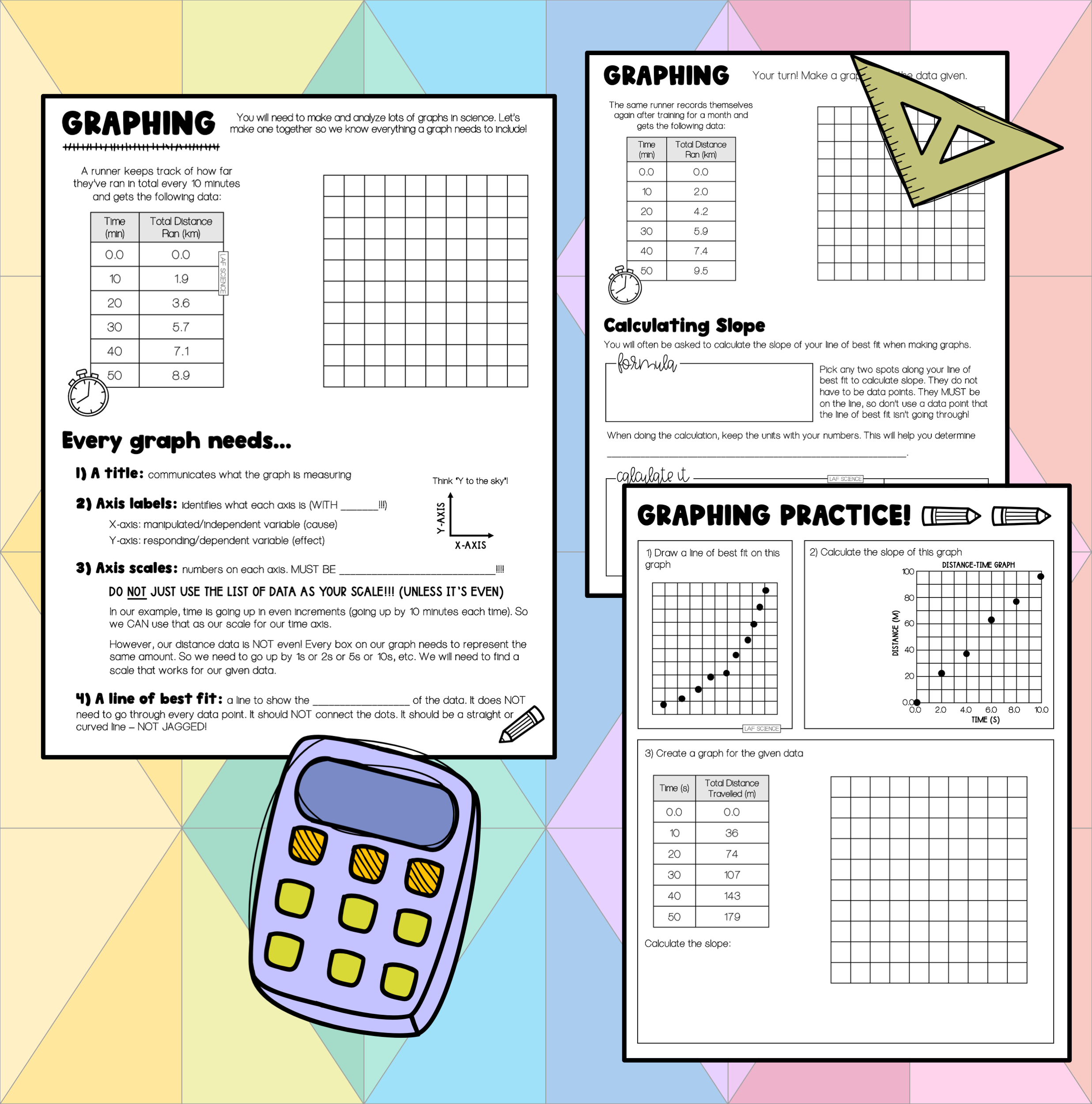 Science Skills: Graphing (Notes & Practice) | Made By Teachers