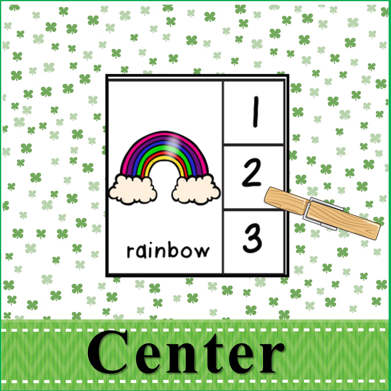 St. Patrick’s Day | Counting Syllables | Centers and Worksheets | Made ...