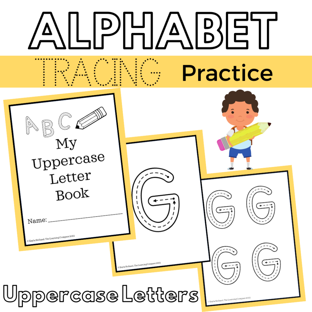 Uppercase Letter Tracing Book | Printing and Letter Formation Practice ...