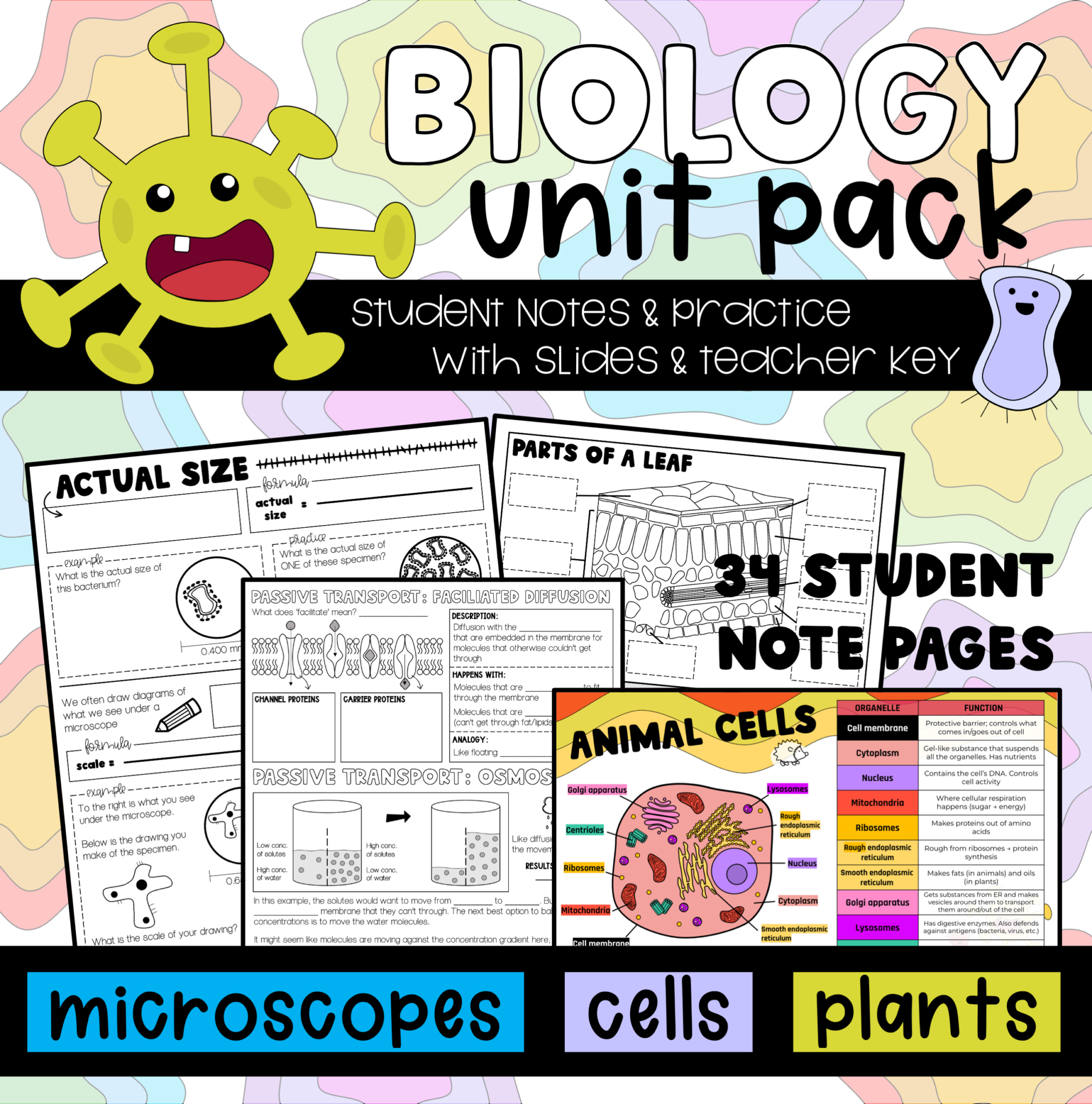 Biology Unit Pack (Alberta Science 10 Curriculum) | Made By Teachers