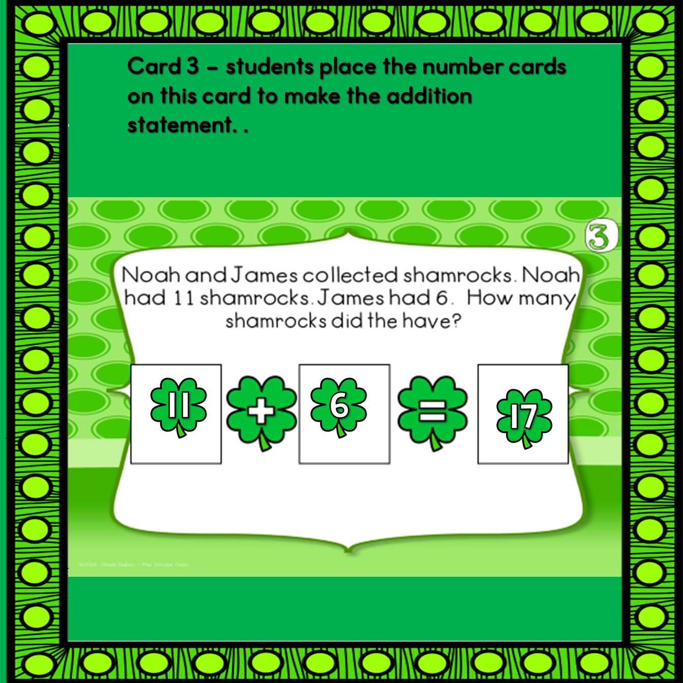 St. Patricks Day Addition Word Problems | Centers | Worksheets | K - 1 ...