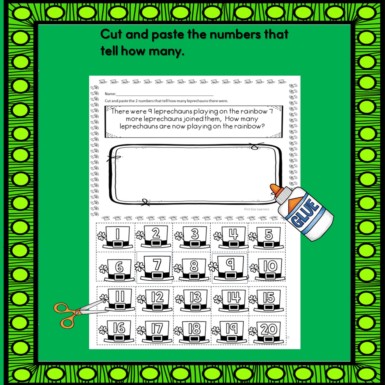 St. Patricks Day Addition Word Problems | Centers | Worksheets | K - 1 ...