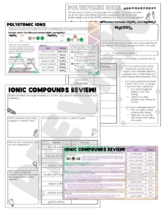 Chemistry Unit Pack (Alberta Science 10 Curriculum) | Made By Teachers