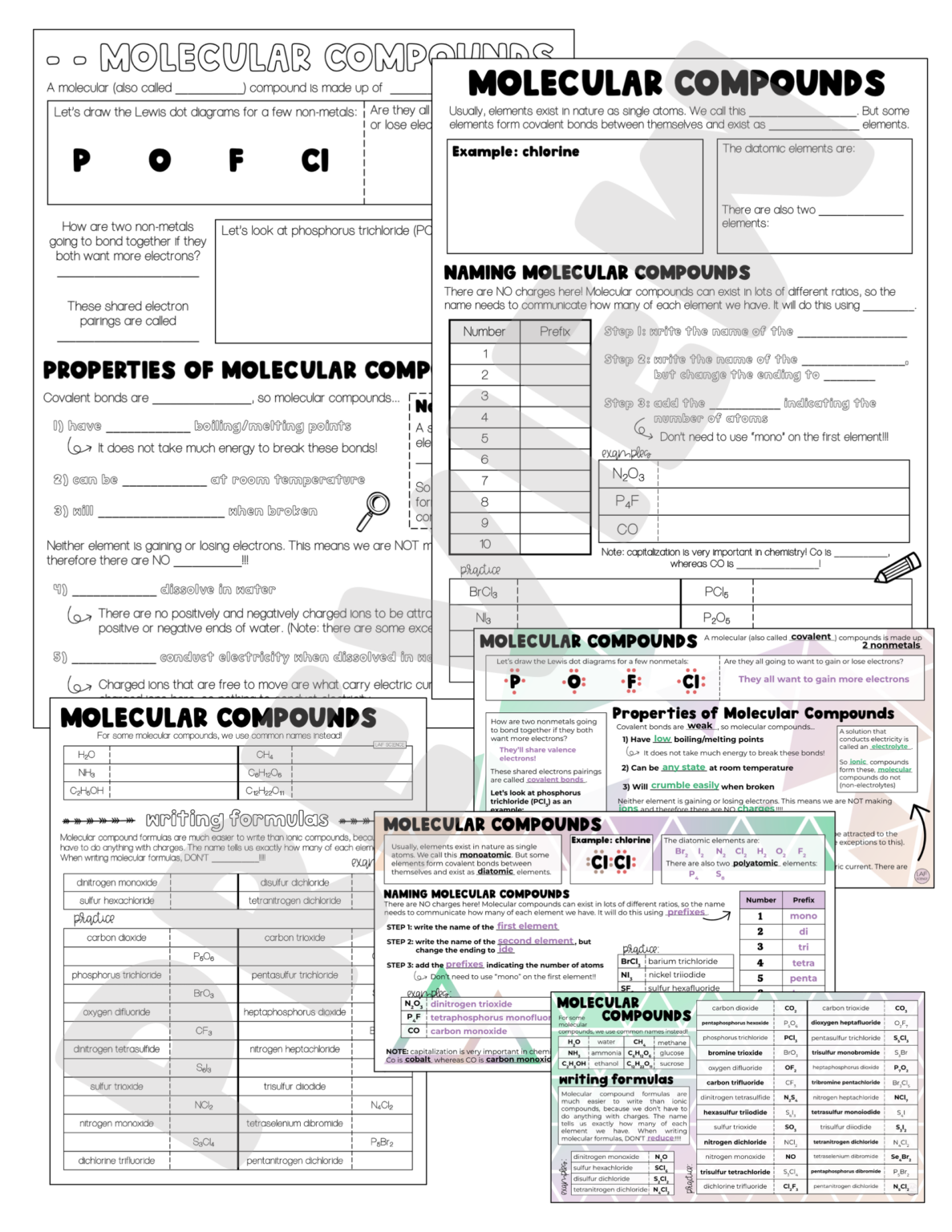 Chemistry Unit Pack (Alberta Science 10 Curriculum) | Made By Teachers