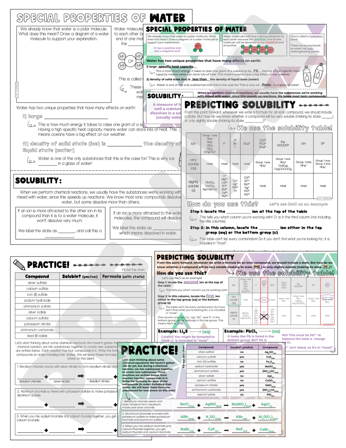 Chemistry Unit Pack (Alberta Science 10 Curriculum) | Made By Teachers