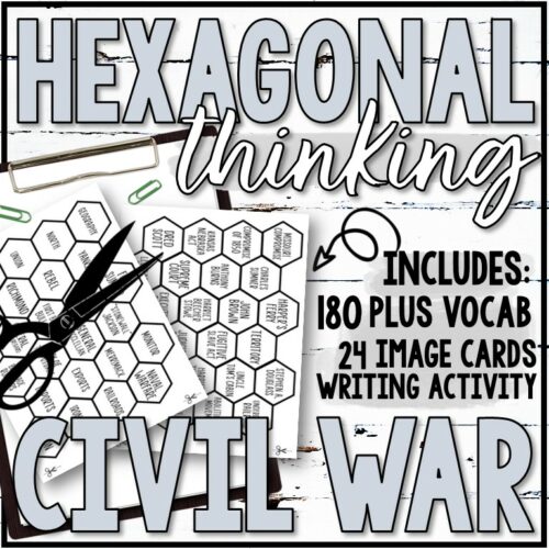 Civil War Hexagonal Thinking Activity (Paper Version) | Made By Teachers
