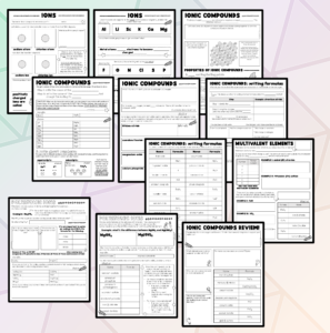 Ionic Compounds (Notes and Practice) | Made By Teachers