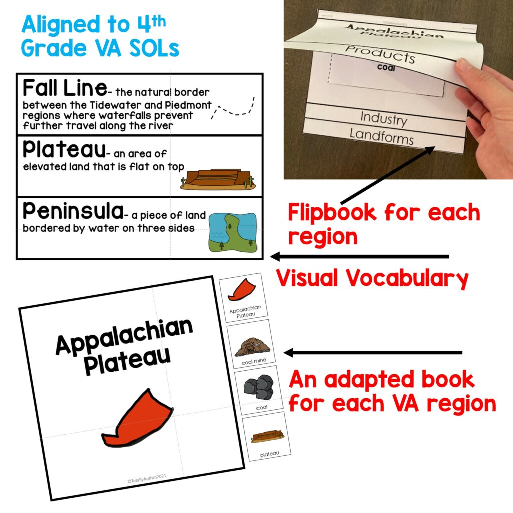 VA Geography | Virginia Studies | Adapted Social Studies | Made By Teachers