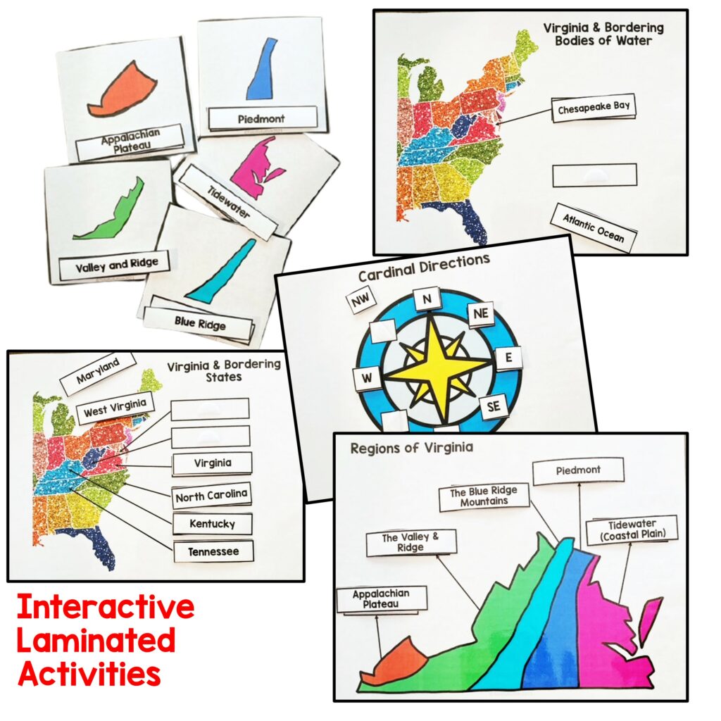 VA Geography | Virginia Studies | Adapted Social Studies | Made By Teachers