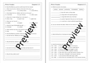 C. S. Lewis "Prince Caspian" worksheets | Made By Teachers