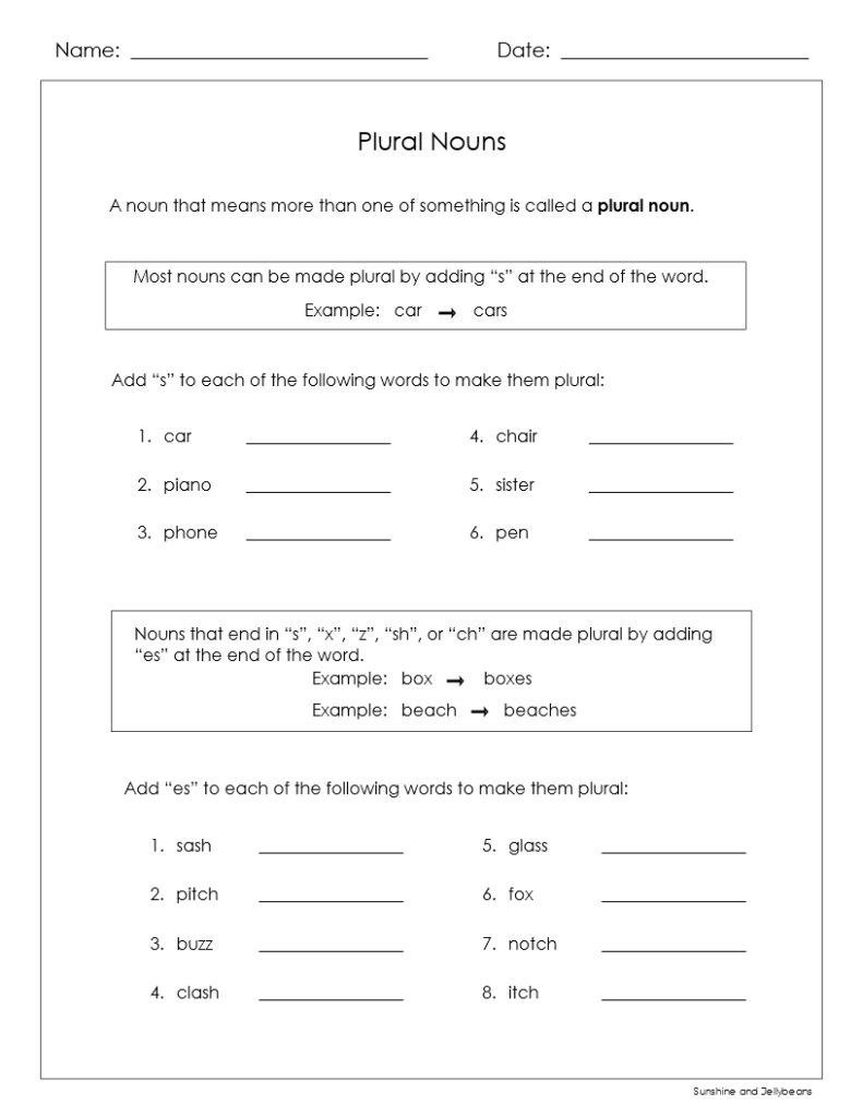 Back-to-School Grammar Review - Grade 3-4 : 38 worksheets | Made By ...