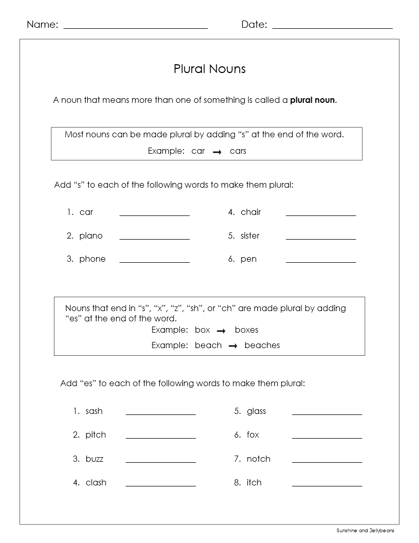 Back-to-School Grammar Review - Grade 3-4 : 38 worksheets | Made By ...