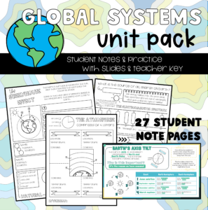 Global Systems Unit Pack (Alberta Science 10 Curriculum) | Made By Teachers