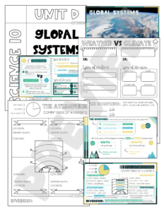 Global Systems Unit Pack (Alberta Science 10 Curriculum) | Made By Teachers